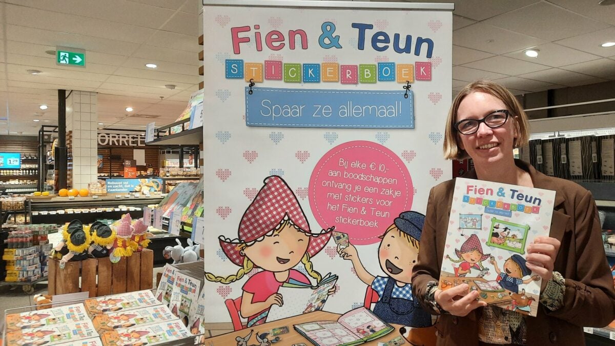 Fien & Teun stickeractie bij aankopen Albert Heijn Sliedrecht ...