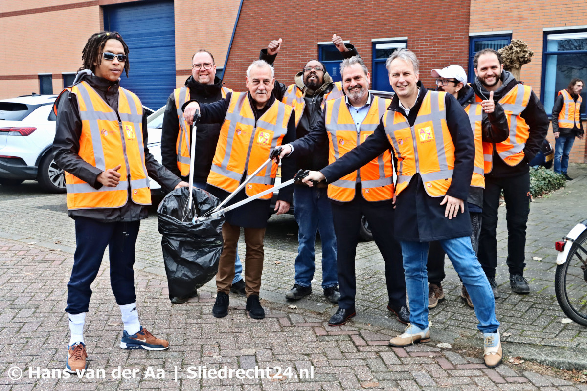 ASVZ en Ondernemersfonds van start met schoonmaakproject - Sliedrecht24