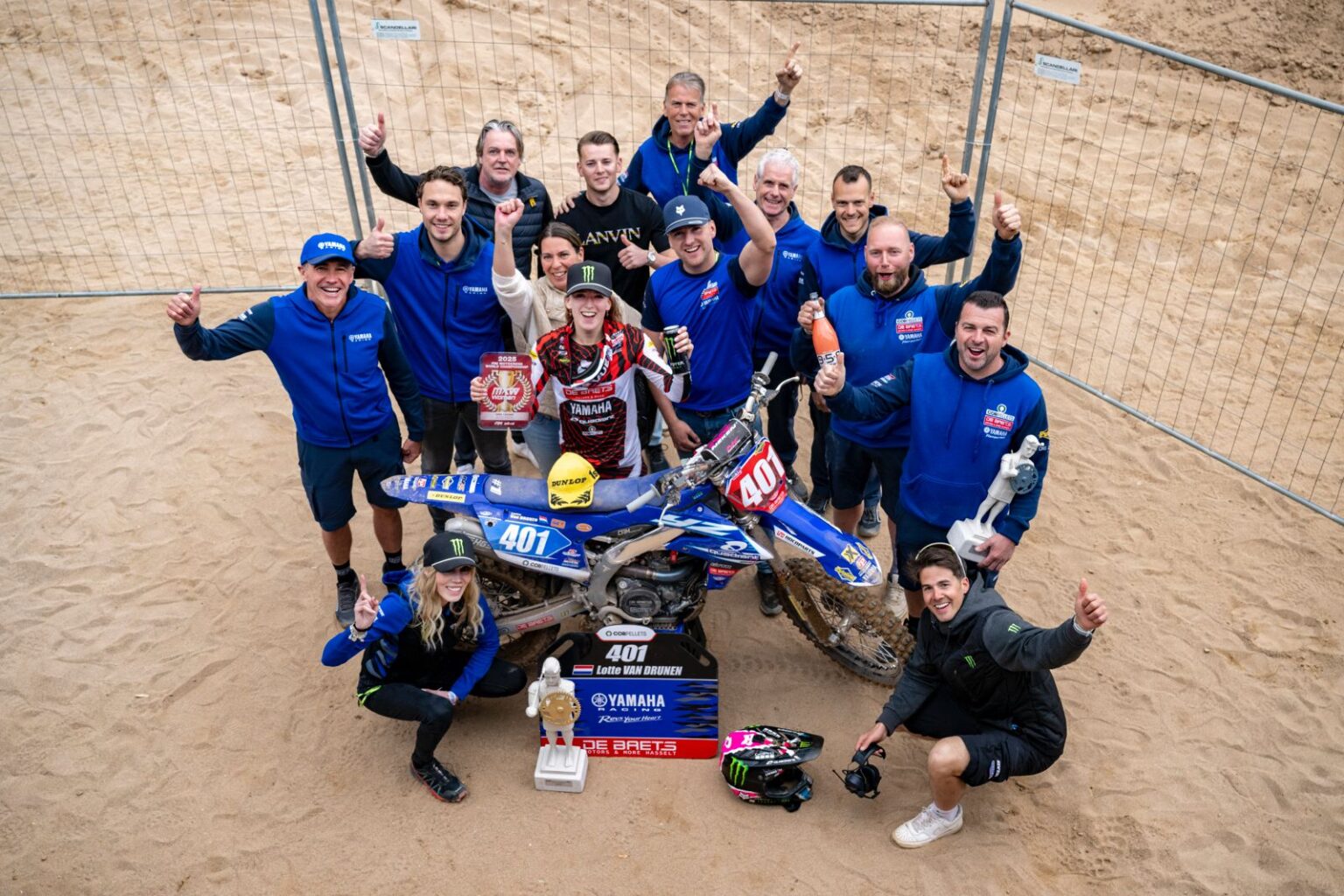 Van Drunen gaat door met De Baets MX team - Sliedrecht24